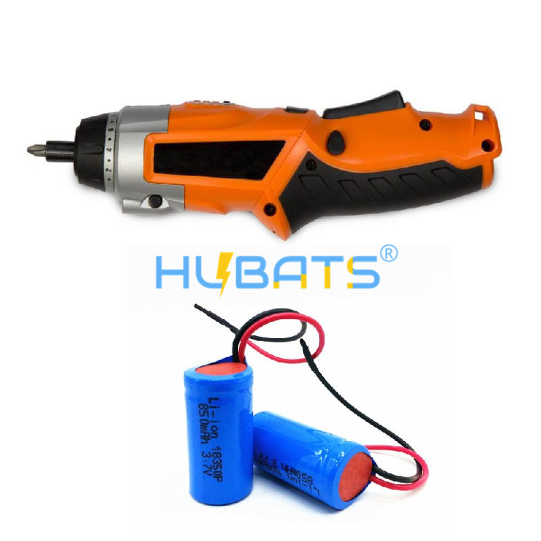Li-ion 18350 850mAh 5C discharge rate 3.7v rechargeable battery ...