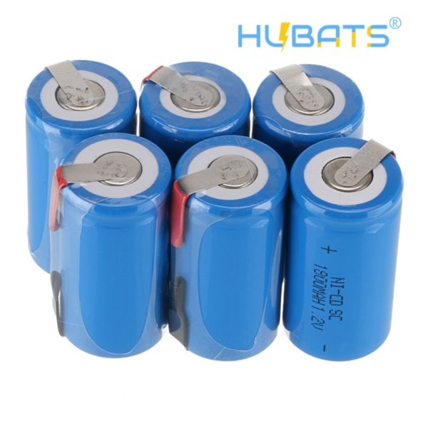 Ni-CD Sub C 1800mAh 1.2v 10C discharge rate Rechargeable battery, battery for Electric Drills ...