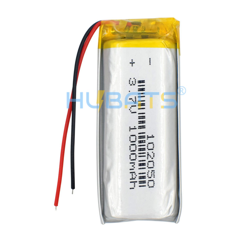 1000mah lithium-ion polymer battery 3.7 V 102050,battery For MP3 MP4 ...