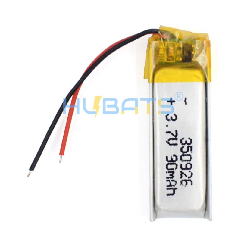RECHARGEABLE 3.7V 90MAH LI-ION BATTERY 350926 Li-polymer Batteries ...