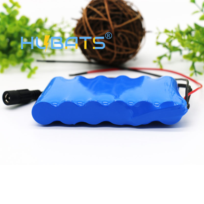 12V Battery 3S1P 12.6V 11.1V 2500mAh 18650 Lithium-ion Triangle shape Battery Pack with BMS ...