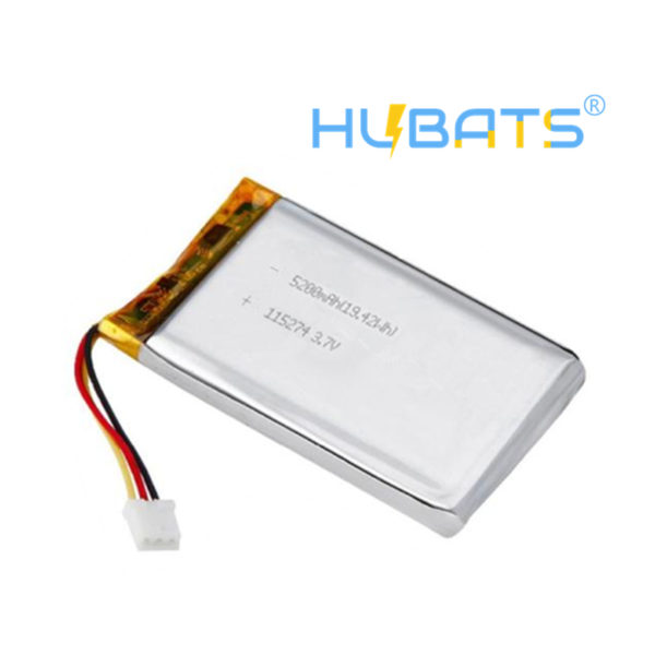 Lipo 5200mAh 115274 Lithium Polymer 3.7v rechargeable battery | Hubats