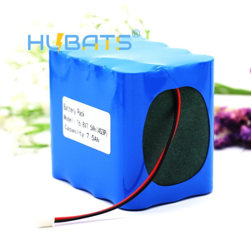4S3P 14.8V 7500mAh 18650 Li-ion Battery Pack, battery For Night Fishing ...