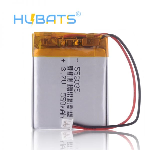553035 550mAh 3.7v lithium polymer rechargeable batteries, battery for ...