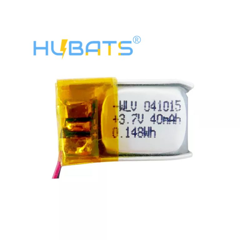 401015 40mAh 3.7v Li-Polymer rechargeable battery | Hubats