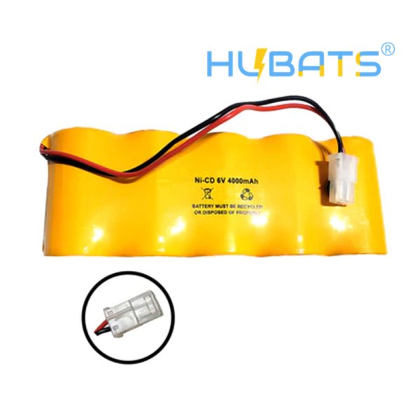 6v 4000mAh Ni-CD D Battery for Emergency Light | Hubats