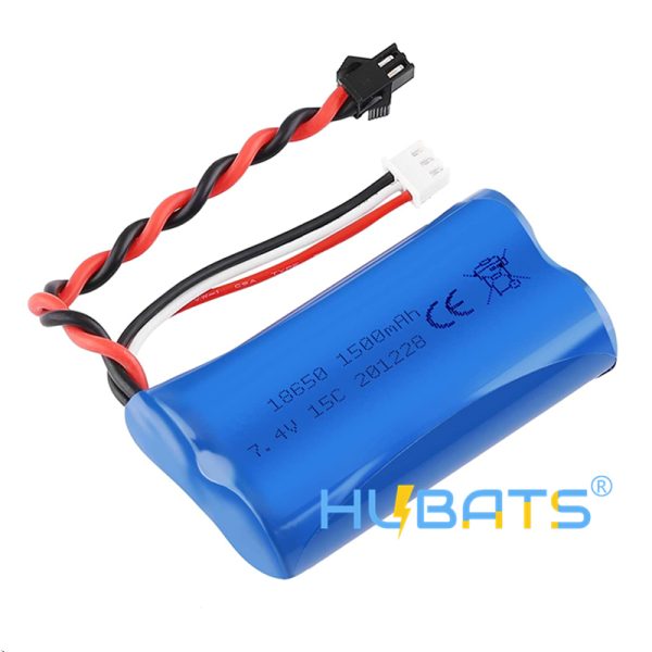 7.4V 1500mAh 15C battery for RC Car Boat | Hubats