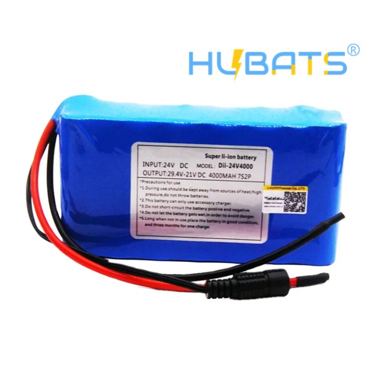 24V 4000mAh 18650 7S2P 29.4v 25.9v battery | Hubats