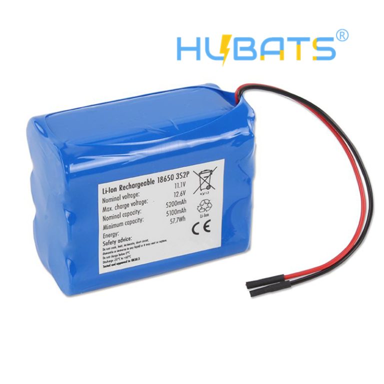 5200mAh 11.1v battery for pool vac LED light | Hubats