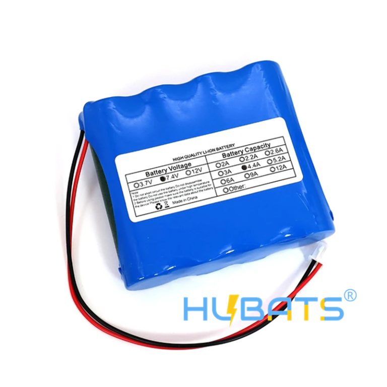 7.4v 4400mAh 18650 2S2P for POS LED Light | Hubats