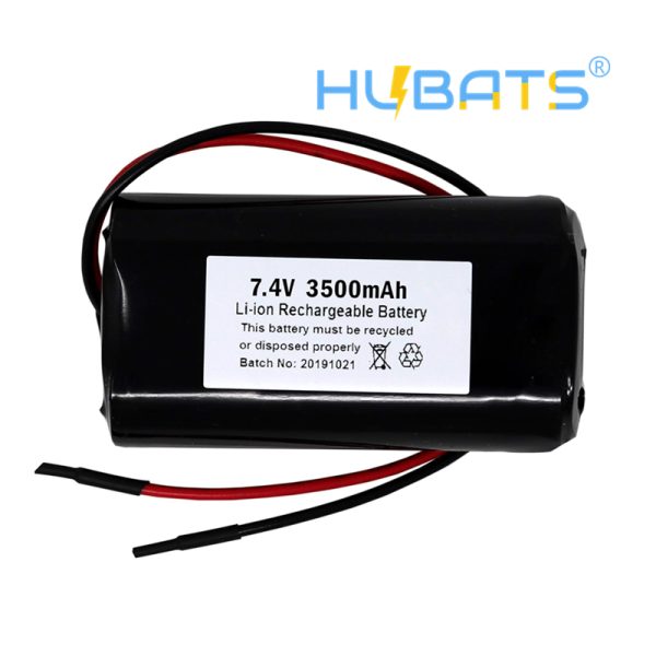 Li-ion 18650 2S1P 3500mAh 7.4v with Protection IC | Hubats