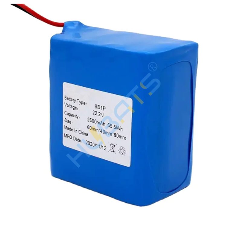 22.2V 2.5Ah 2500mAh 18650 6S1P 55.5wh battery | Hubats