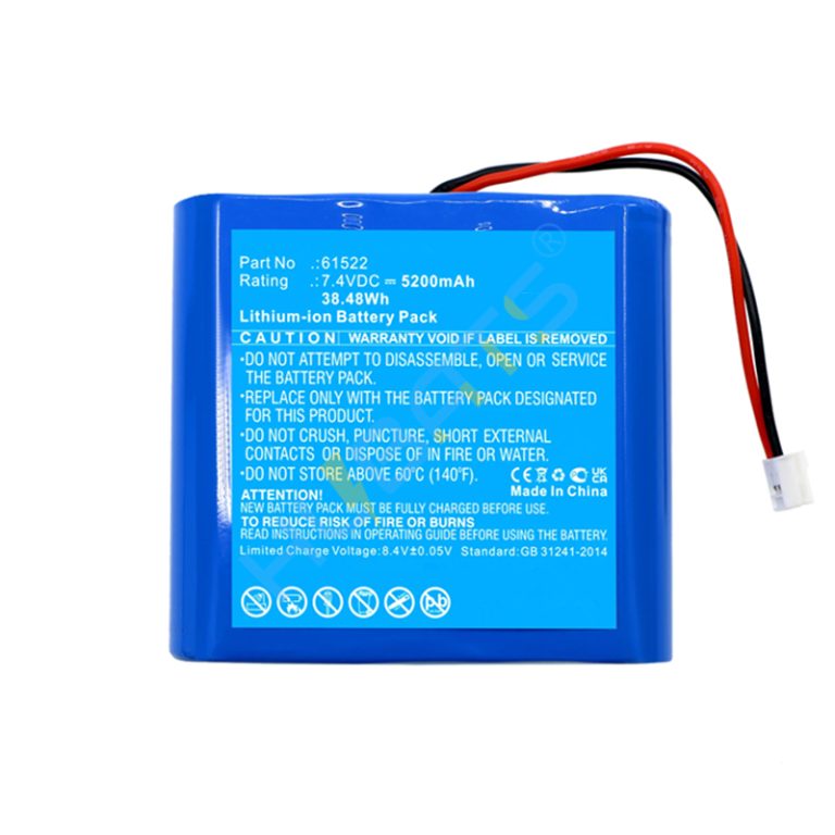 Li-ion 18650 2S2P 5200mAh 7.4v lithium ion rechargeable battery pack ...